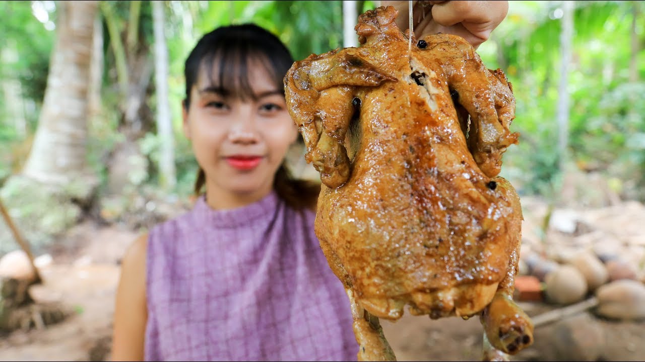Yummy cooking chicken roasted recipe - Cooking skill - YouTube