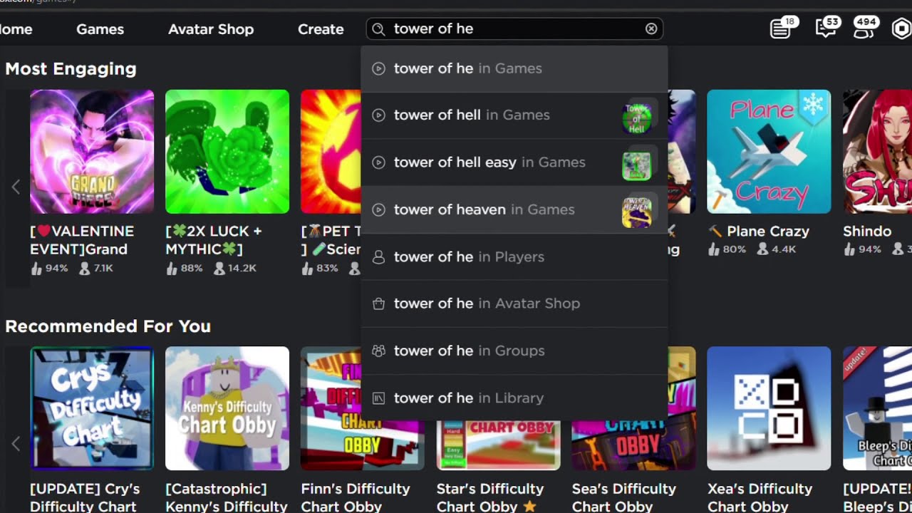 Roblox added NEW SEARCH system.. | Roblox - YouTube