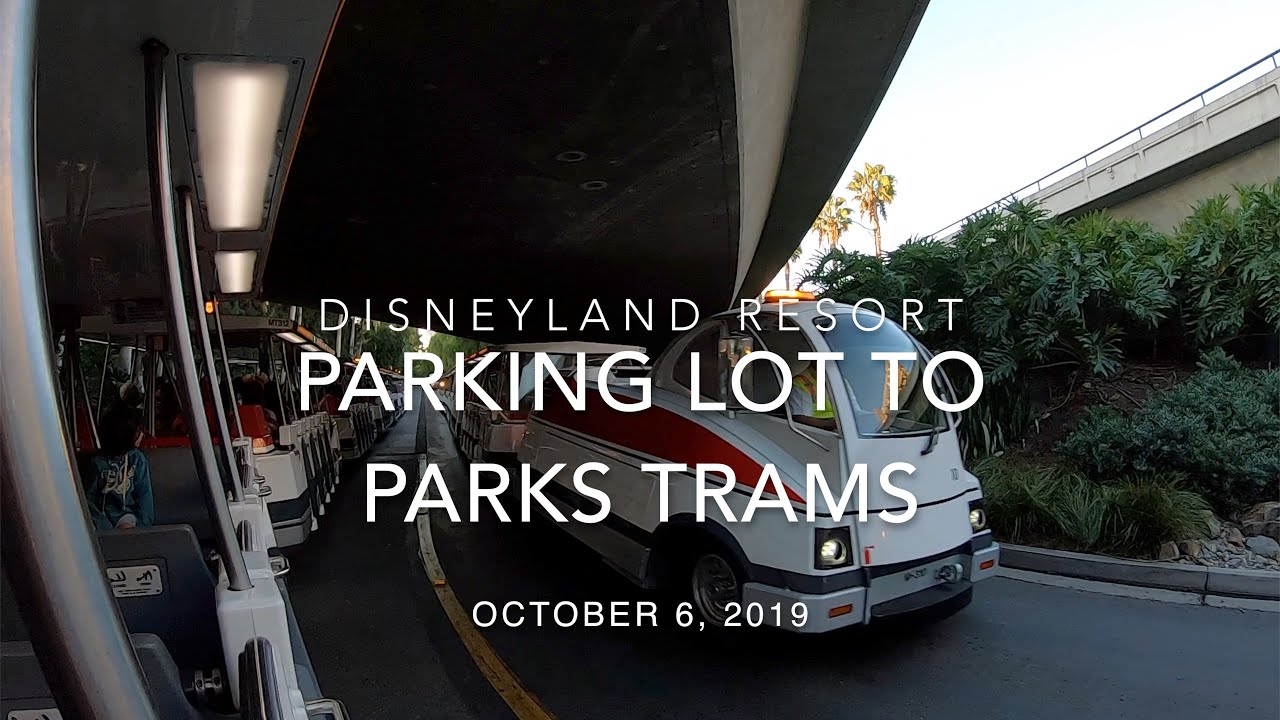 Disneyland Resort Tram from Mickey & Friends Parking Lot to Downtown ...