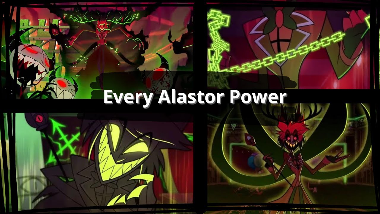 Every Alastor power shown in Hazbin Hotel - YouTube