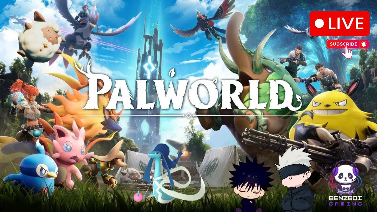 Live! 🔴PalWorld: Level up and New Base! - YouTube