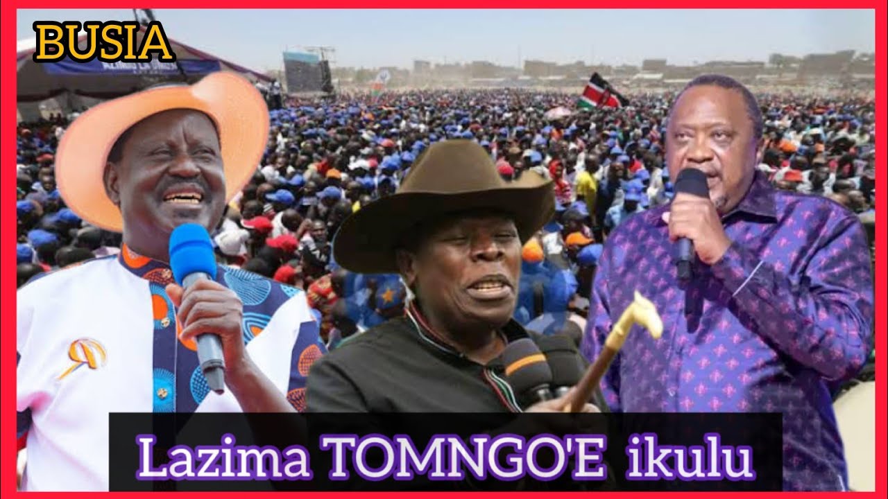 #live SITUATION IN BUSIA A HEAD OF RAILA RALLY TODAY | AZIMIO RALLY ...