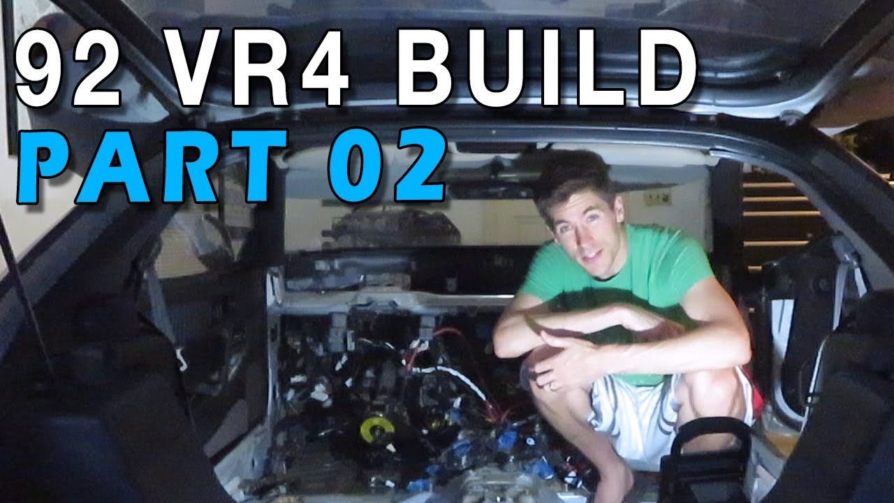 CntrlSwitch 92 VR4 Build - Part 02 - Rear Hatch Tear Down - YouTube