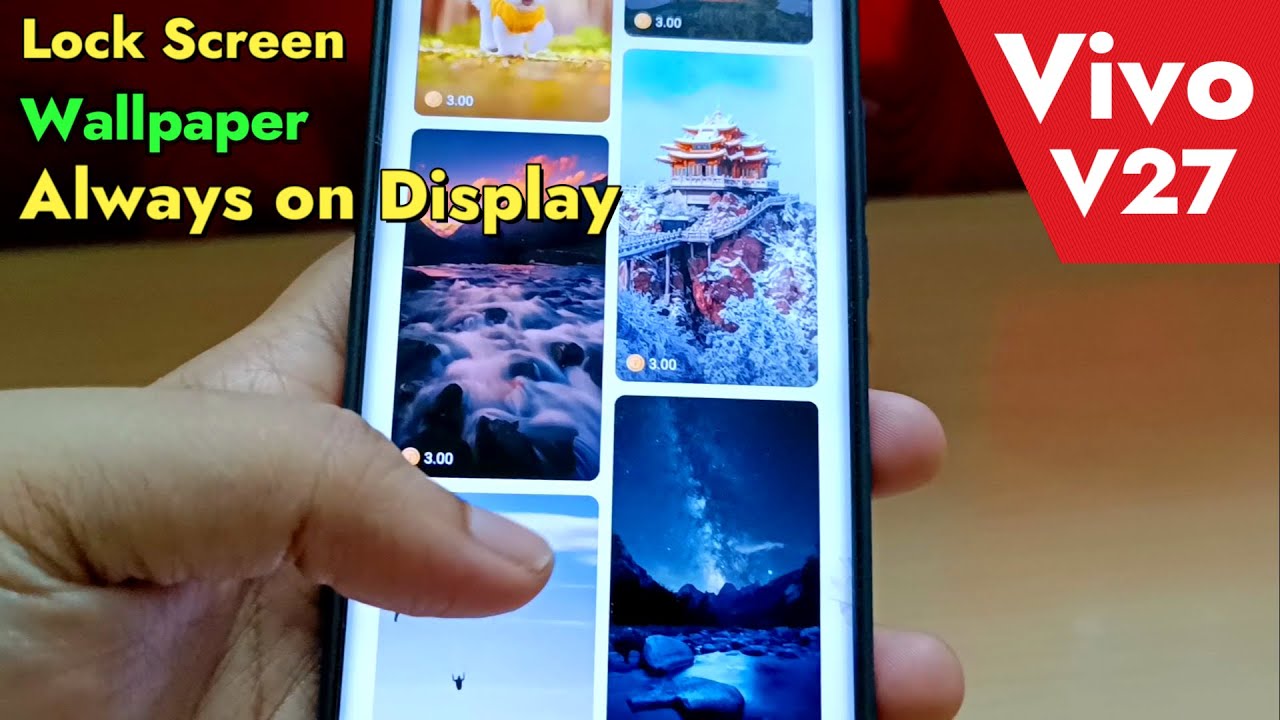 Vivo V27 Wallpaper, Theme, Lock Screen and Always On Display Review 😮 ...