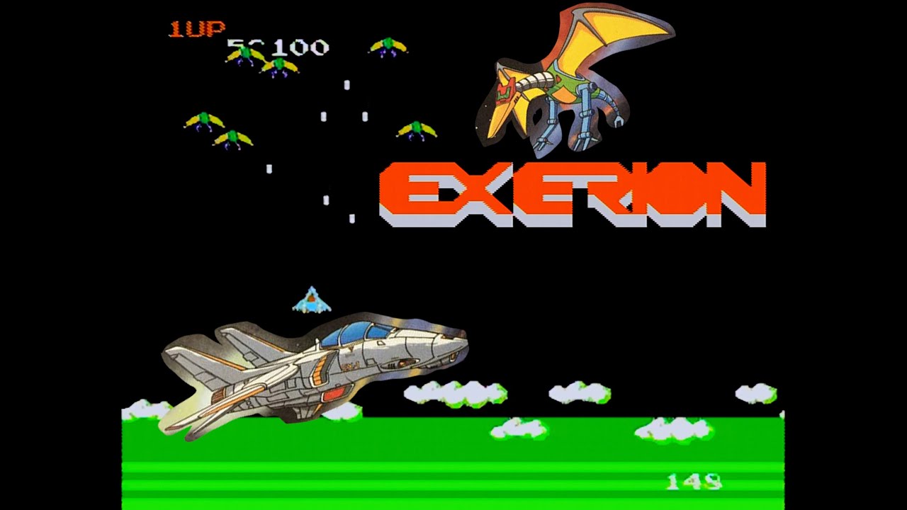 【FC】エクセリオン 独特な操作に翻弄されつつも1周8面クリア！ EXERION - YouTube