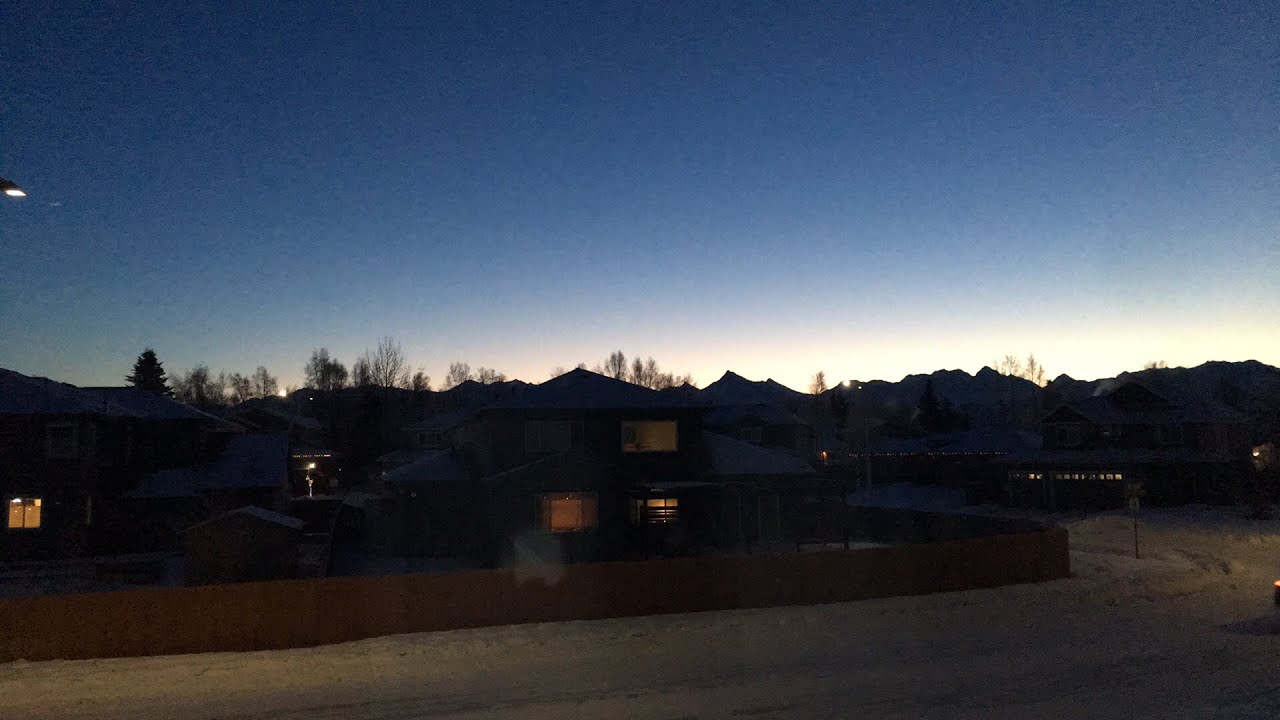 Good morning from Anchorage Alaska - YouTube