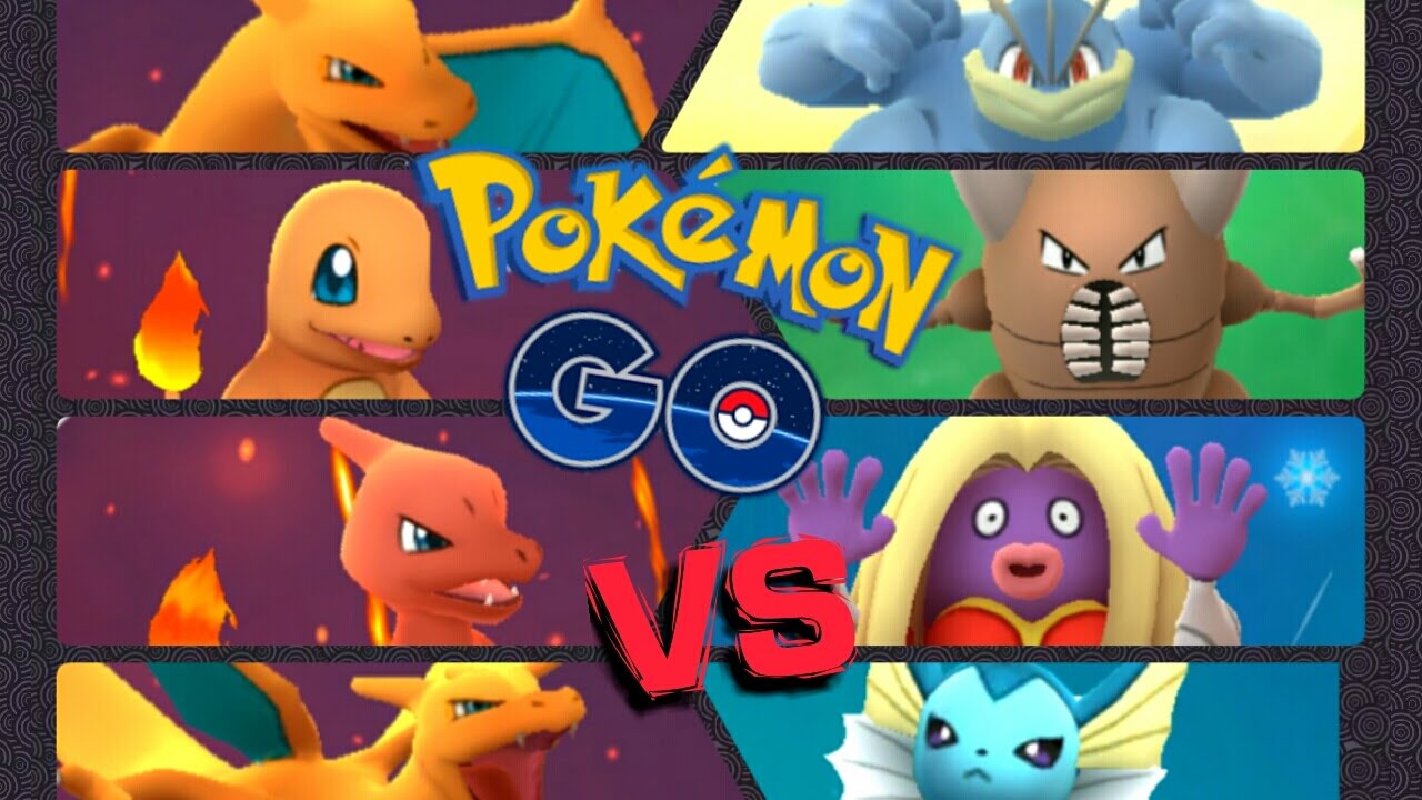 Pokémon GO Gym Battles Level 4 Gym Charmander Charmeleon Charizard ...