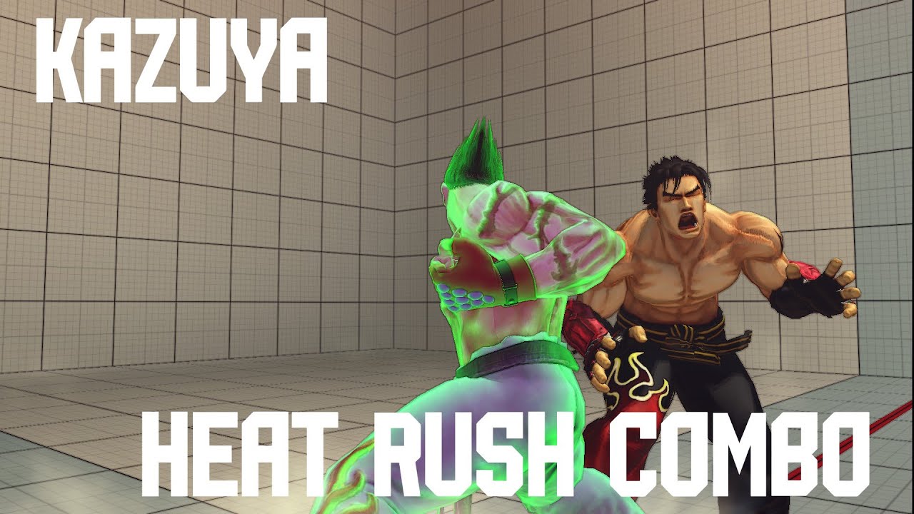 USF4 - Kazuya Heat Rush Combo - YouTube