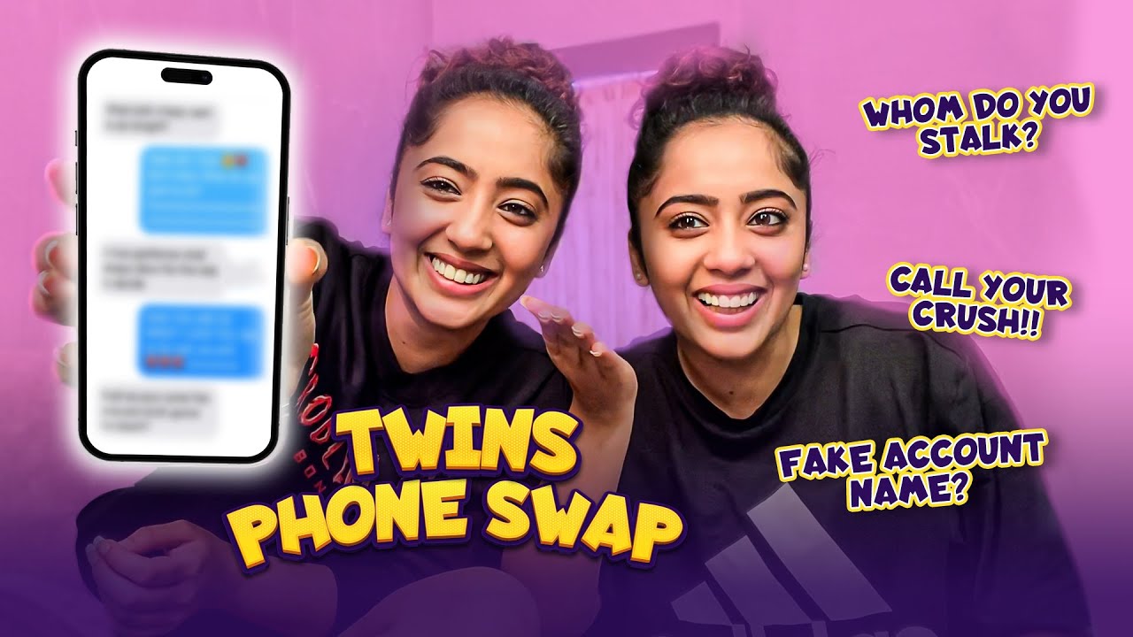 Identical Twins Swap Phones π₯ Chinki Minki Youtube