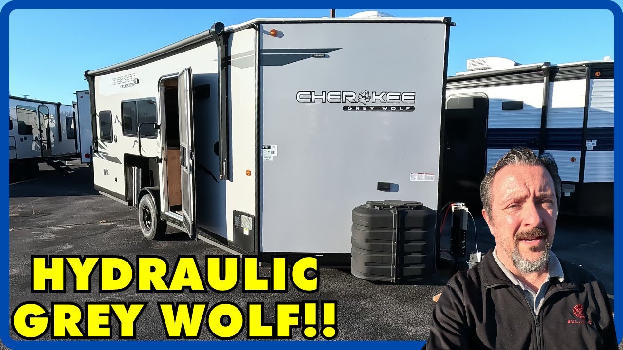Hydraulic RV Edition Grey Wolf Fish House! 2025 Forest River Cherokee ...