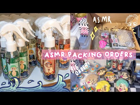 ASMR Pack Orders 🌷 || Anime merch Indonesia - YouTube