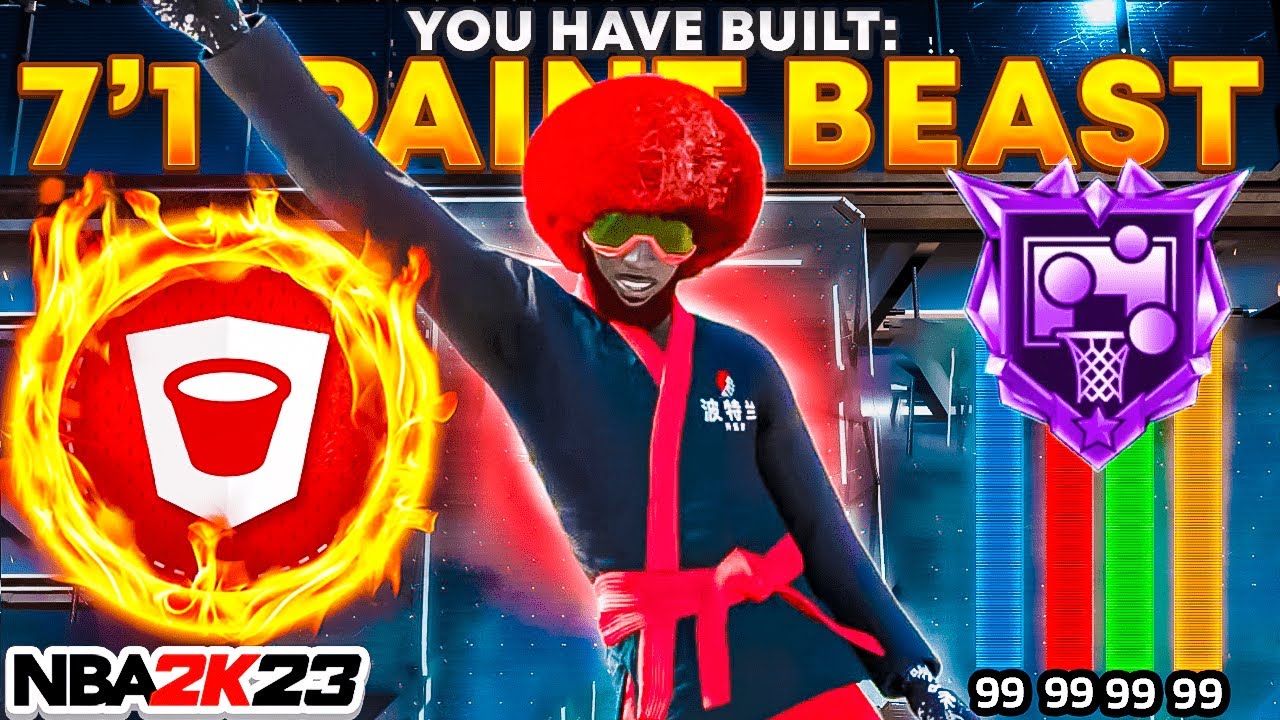HOW TO MAKE NEW 7'1 PAINT BEAST W/99 BLOCK+HOF REBOUND CHASER IN NBA ...