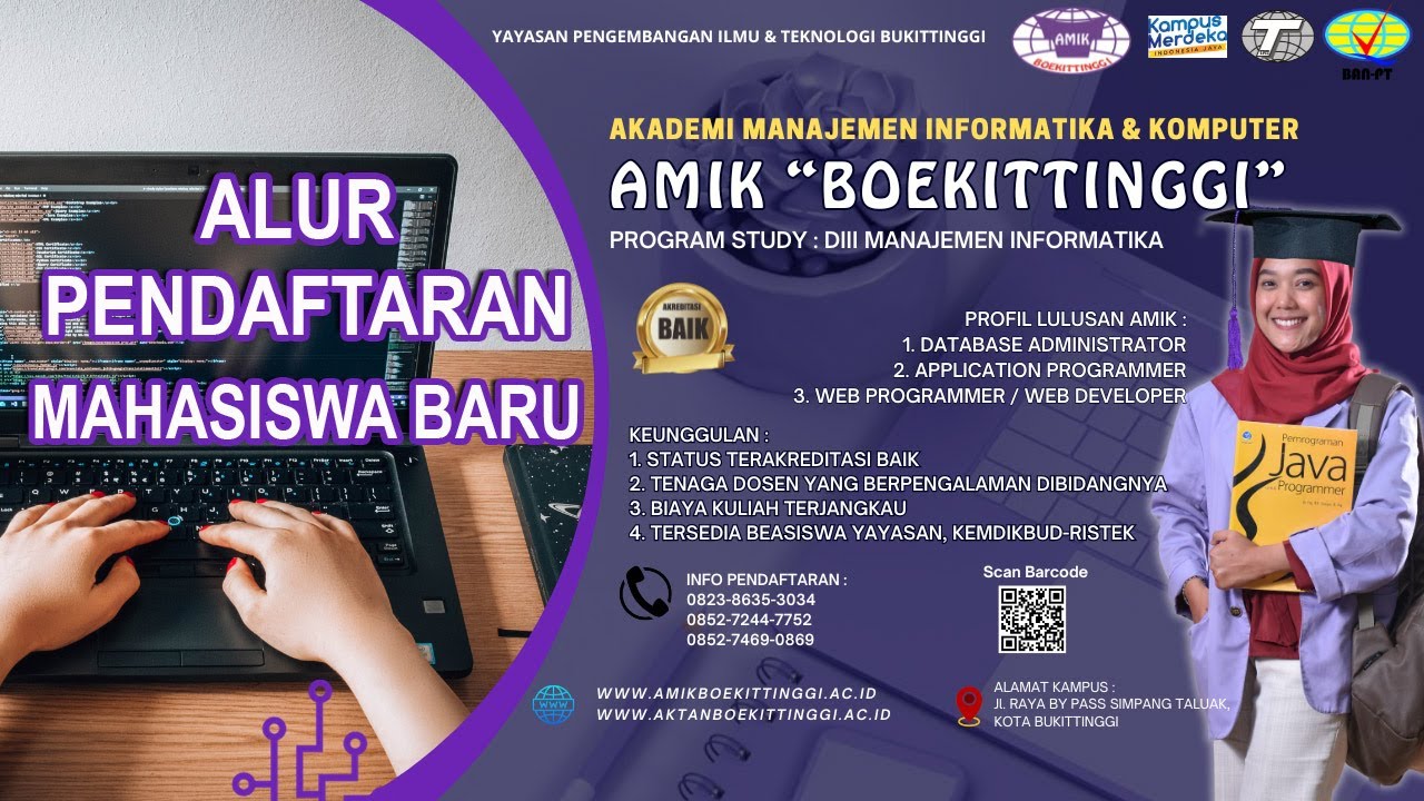 ALUR PENDAFTARAN MAHASISWA BARU AMIK "BOEKITTINGGI" - YouTube