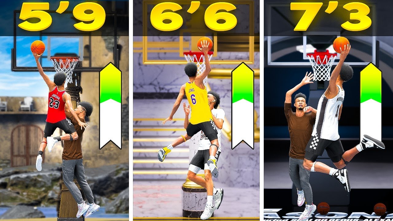 Getting a POSTERIZER at EVERY HEIGHT in NBA 2K25.. - YouTube