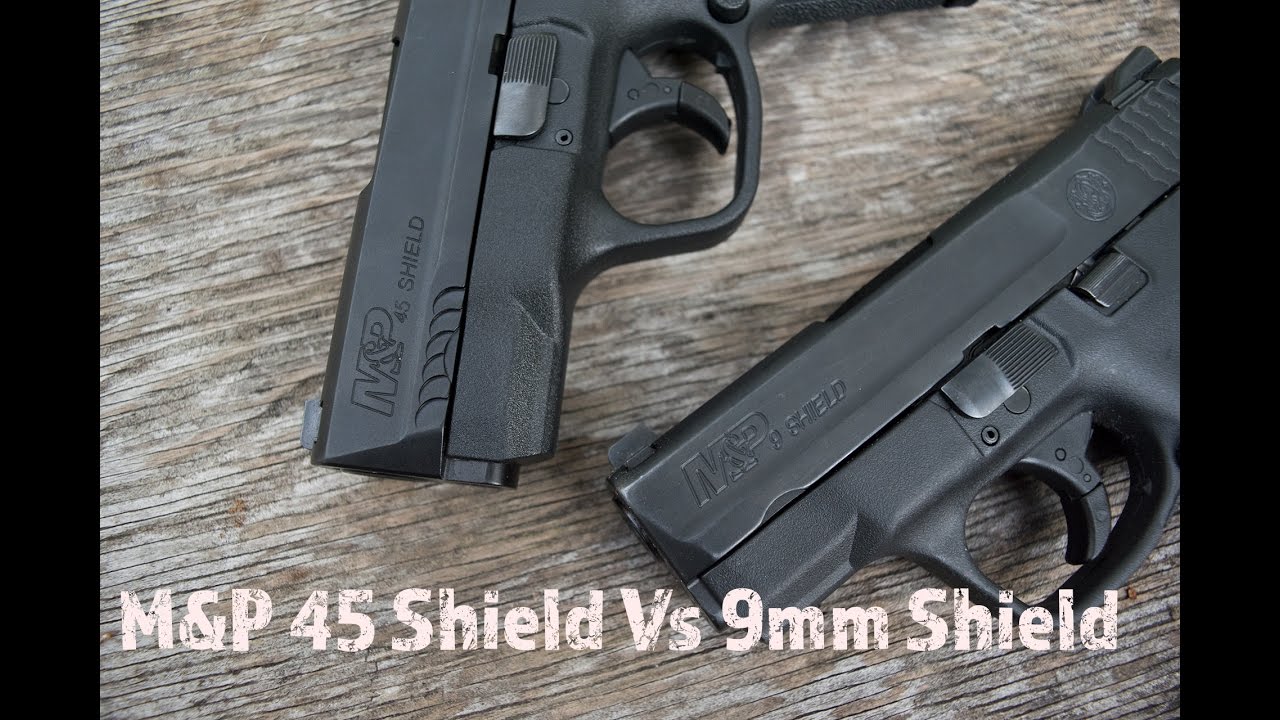 M&P 45 Shield Vs 9mm Shield...Battle For Your Favorite CCW - YouTube