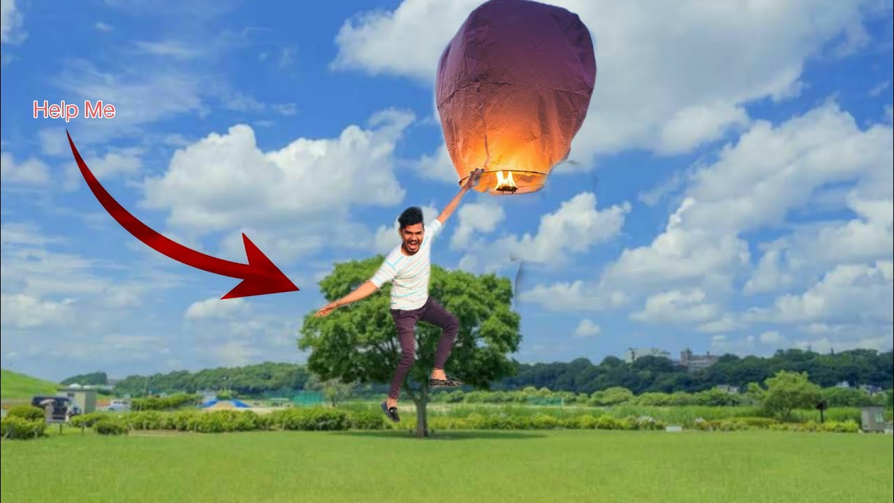 Home mede Hot Air Balloon Test - Experiment - YouTube