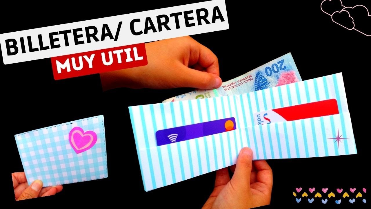 CARTERA | BILLETERA (COMO HACER UN ORIGAMI PASO A PASO) FACIL # ...