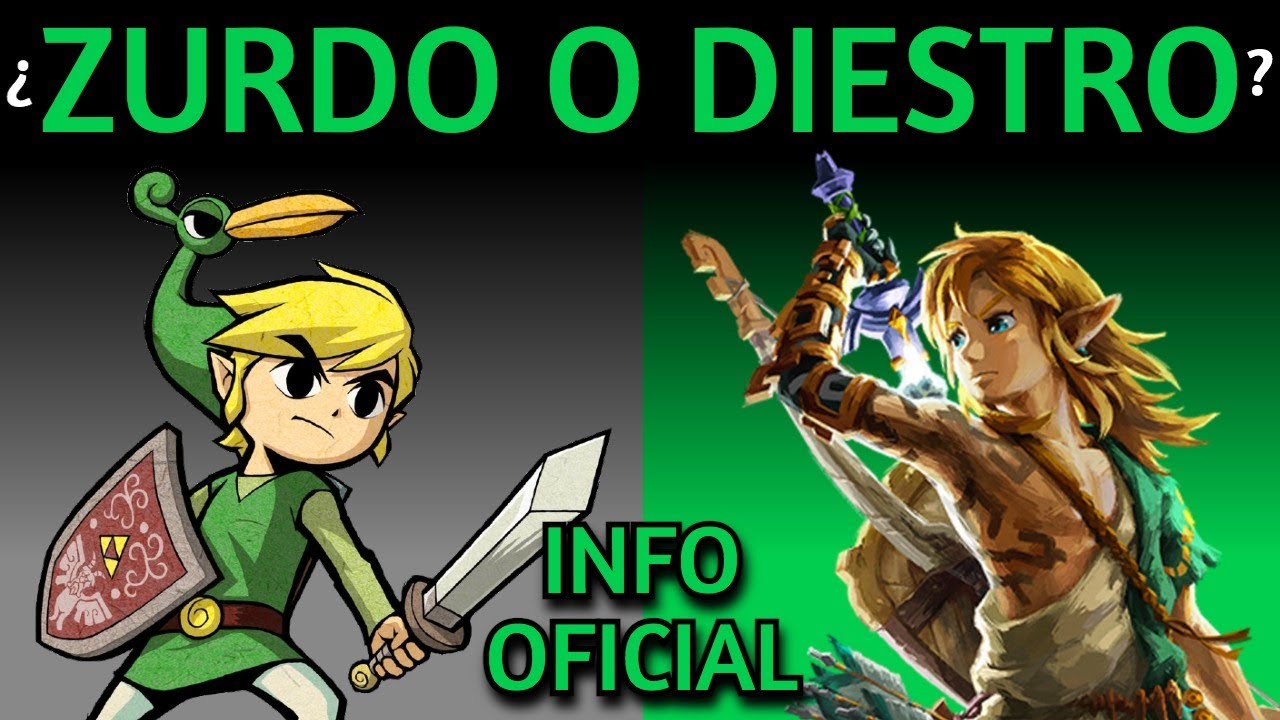 OFICIALMENTE, Link es ZURDO o DIESTRO ? Zelda Análisis - YouTube