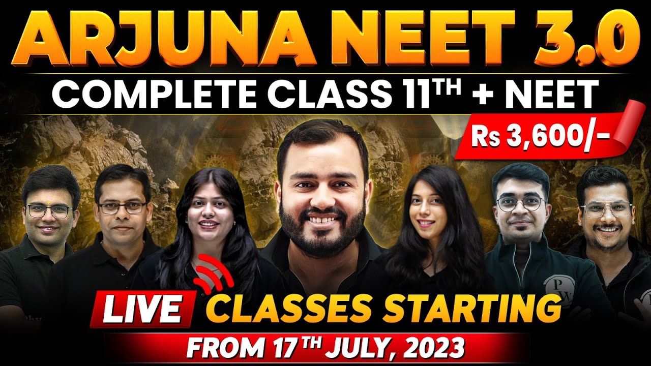 Launching Arjuna NEET 3.0 2024 - Class 11th + NEET @₹3,600/- for ...