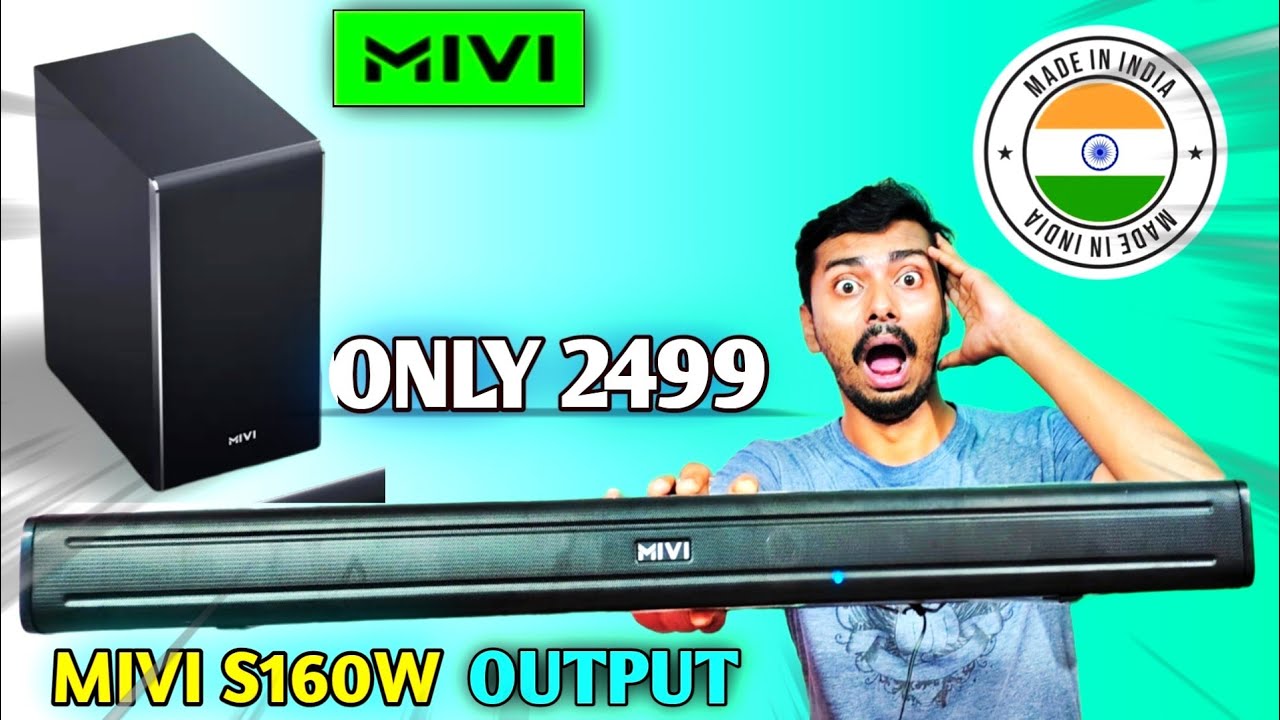 Mini DJ in your home | MIVI s160 2.1 Sound Bar With Subwoofer - YouTube
