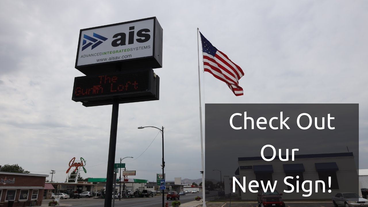 Check Out Our New Sign! - YouTube