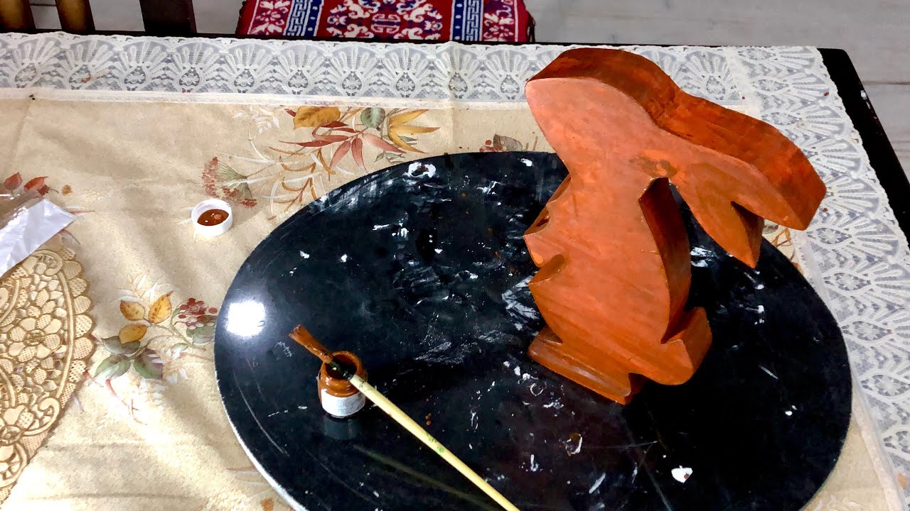 Amazing Rabbit Showpiece Making | diwali Craft | Valentines day craft ...