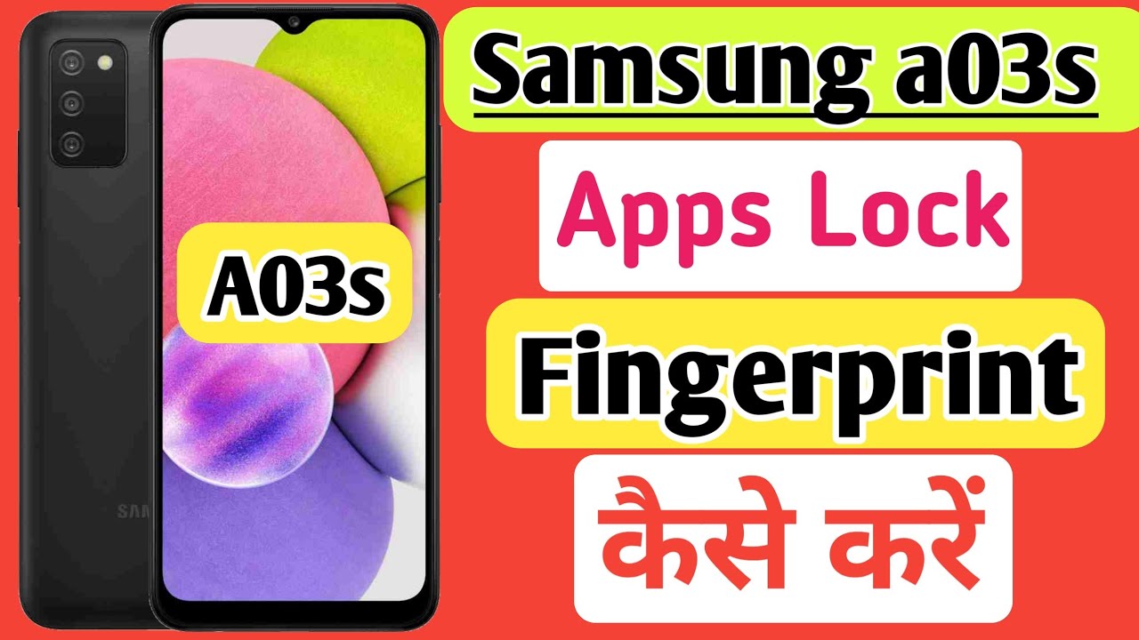 How to lock apps in samsung a03s/samsung a03s me app lock kaise kare ...