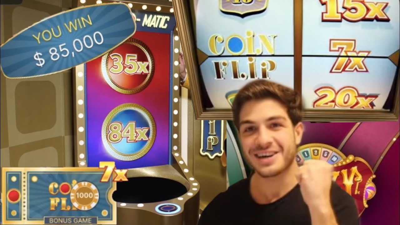 Crazy Time HUGE Coin Flip Win!!! - YouTube