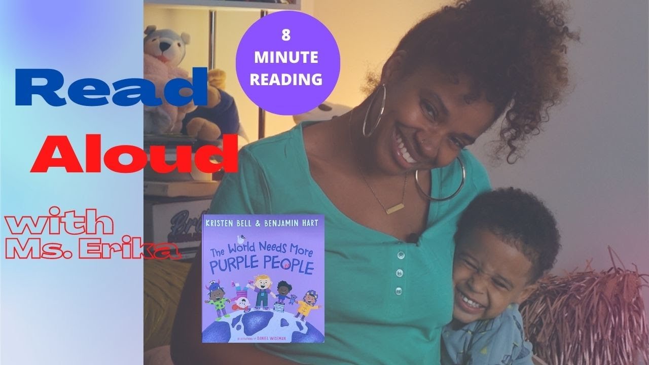 The World Needs More PURPLE PEOPLE | Read Aloud with Ms. Erika & Drew ...