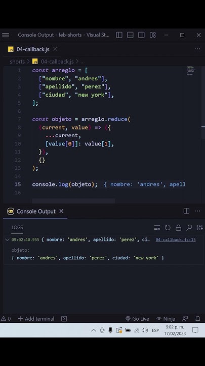Javascript Object Fromentries Shorts Javascript Youtube