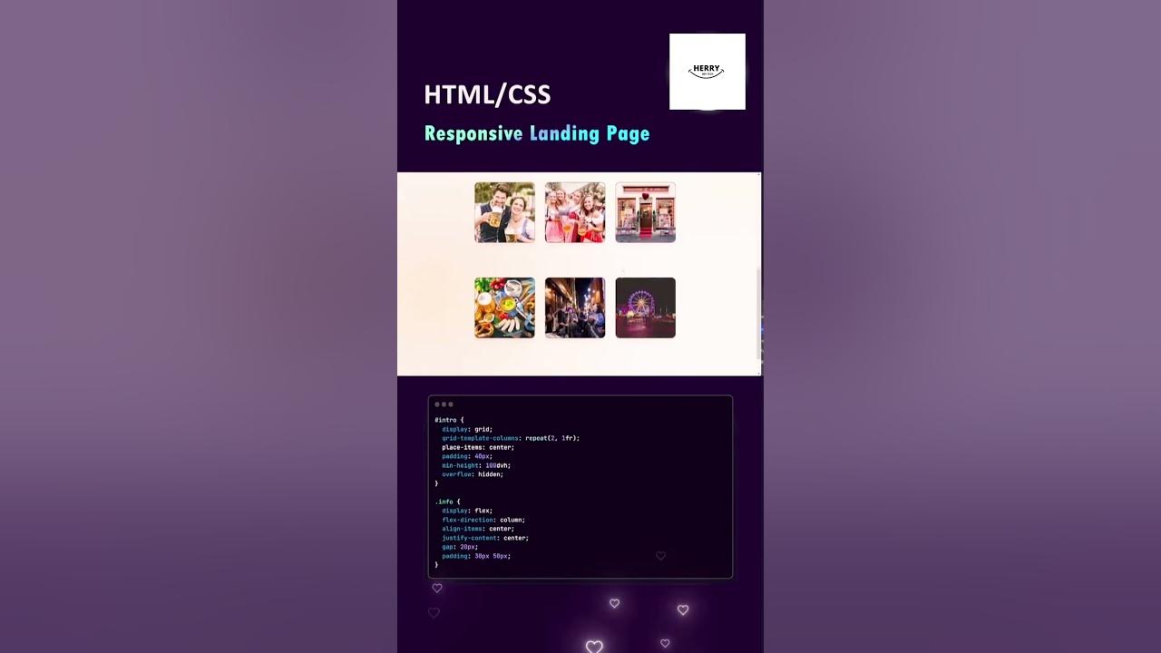 🌐 Innovate Your Site: 2025 HTML & CSS3 Responsive Landing Page! 🚀||#shorts #coding #js #ai # ...