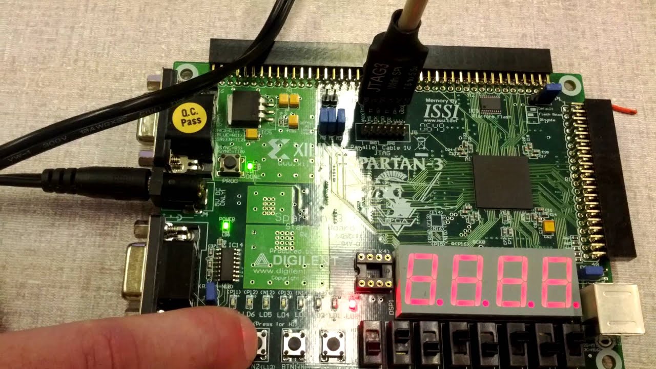 Xilinx FPGA parallel to serial converter - YouTube