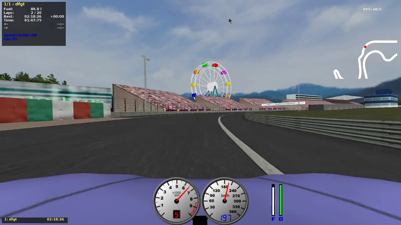 Torcs 1.3.3 - Linux racing game. - YouTube