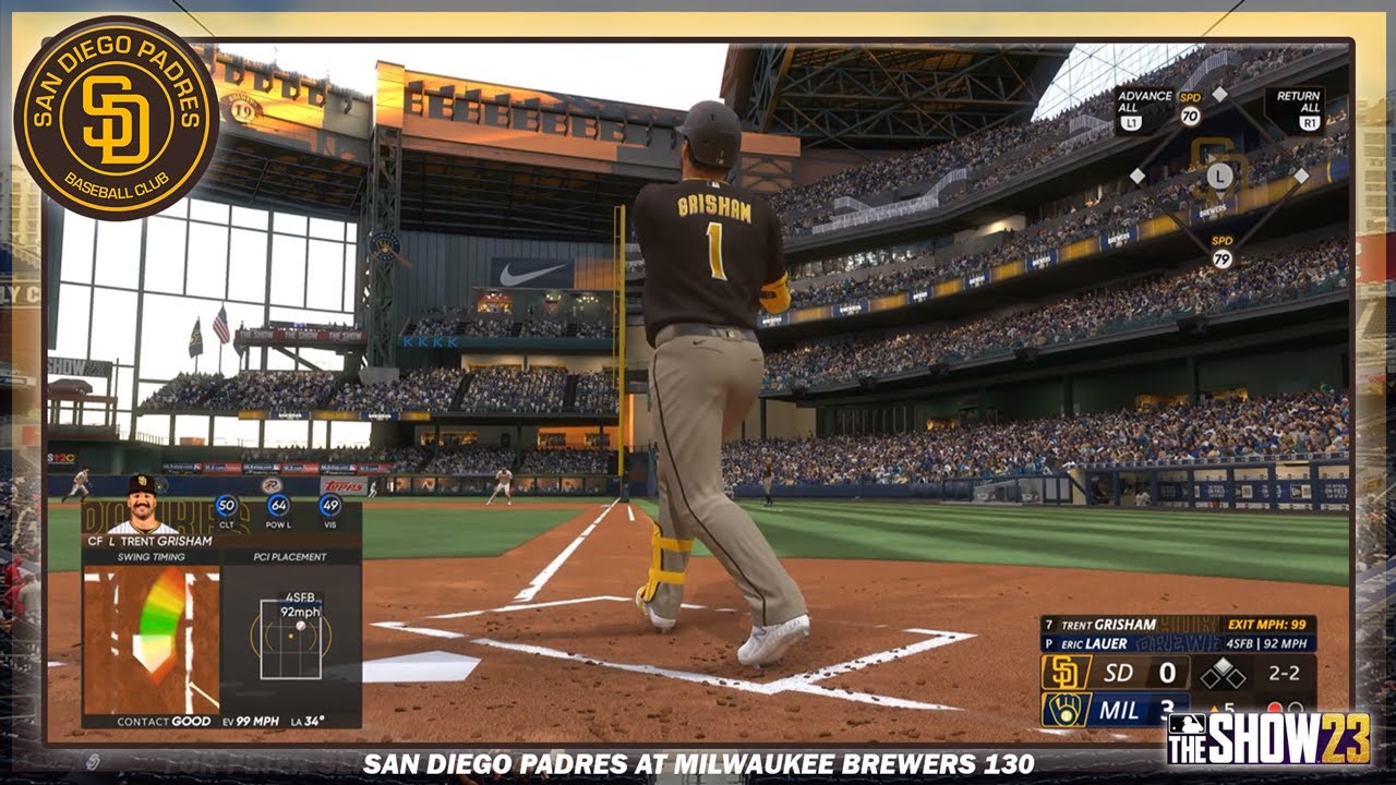 MLB THE SHOW 23 - San Diego Padres Franchise San Diego Padres at MIL ...