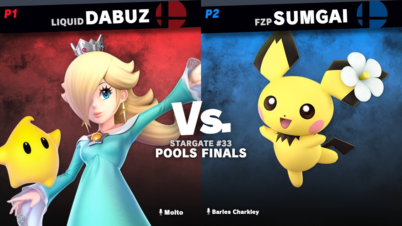 Sumgai (Pichu) vs Dabuz (Olimar, Rosalina & Luma) - Winners Pools ...