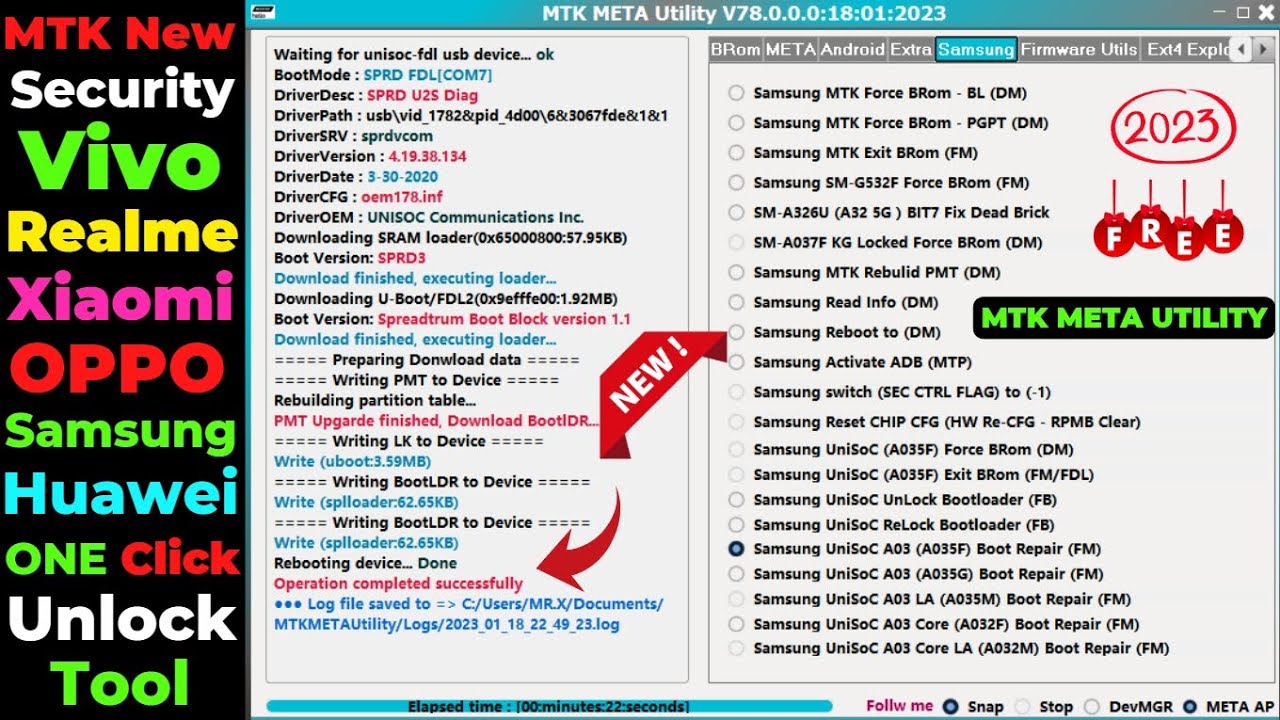 MTK Meta Utility Tool v122 Pro2023,MTK Meta Utility Tool New Version ...