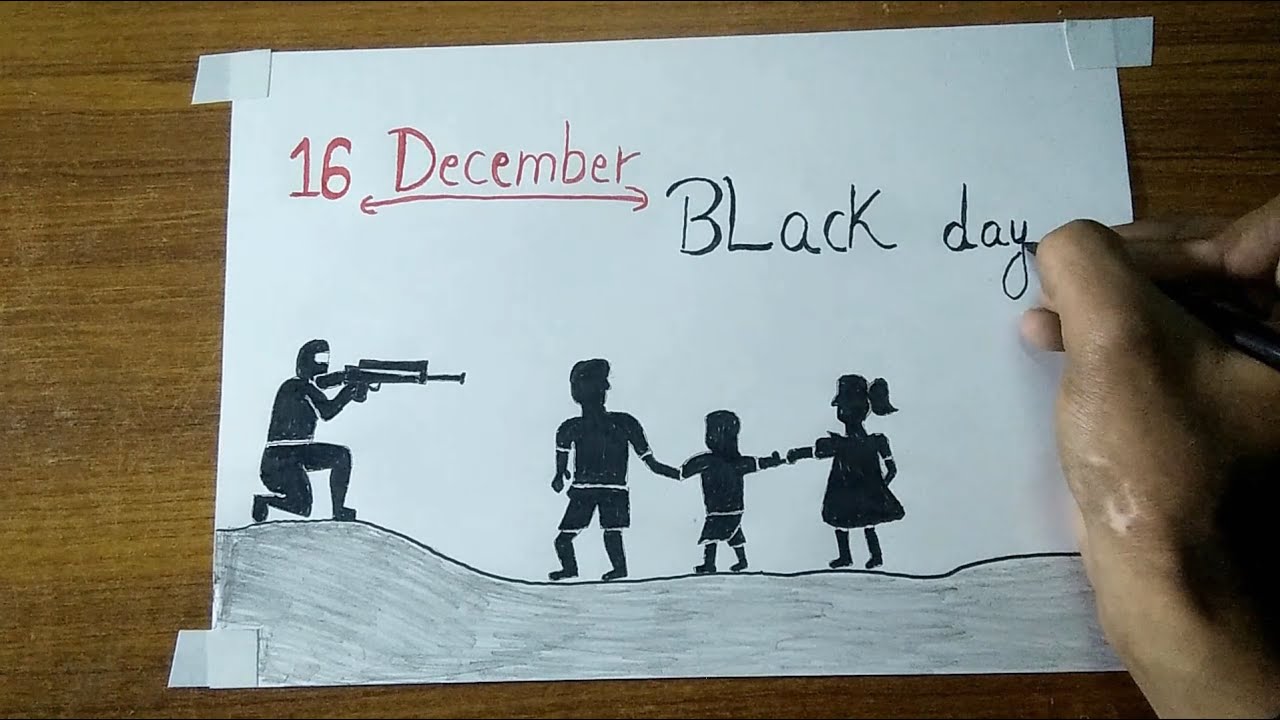 16 December Black Day Drawing - YouTube