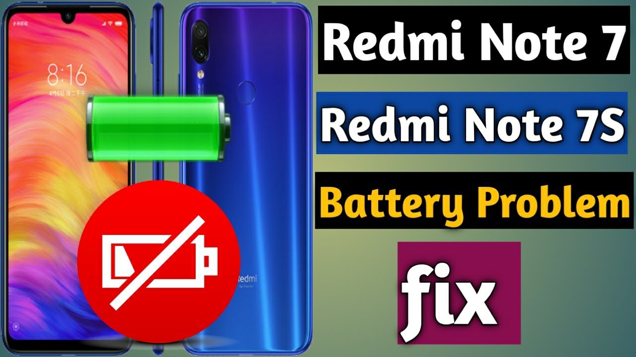 Redmi Note 7 & Note 7S Battery Problem solve !! MIUI 11 - YouTube