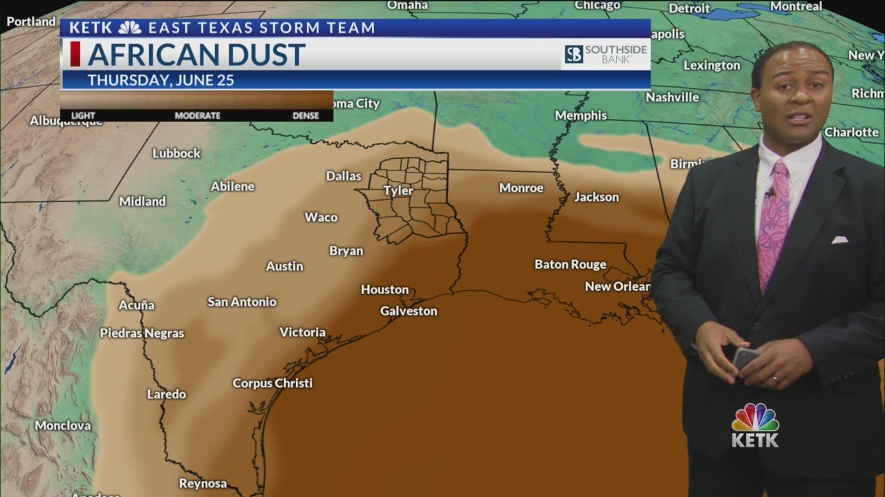 Tracking African dust (Wednesday 10 PM 6-17-2020) - YouTube