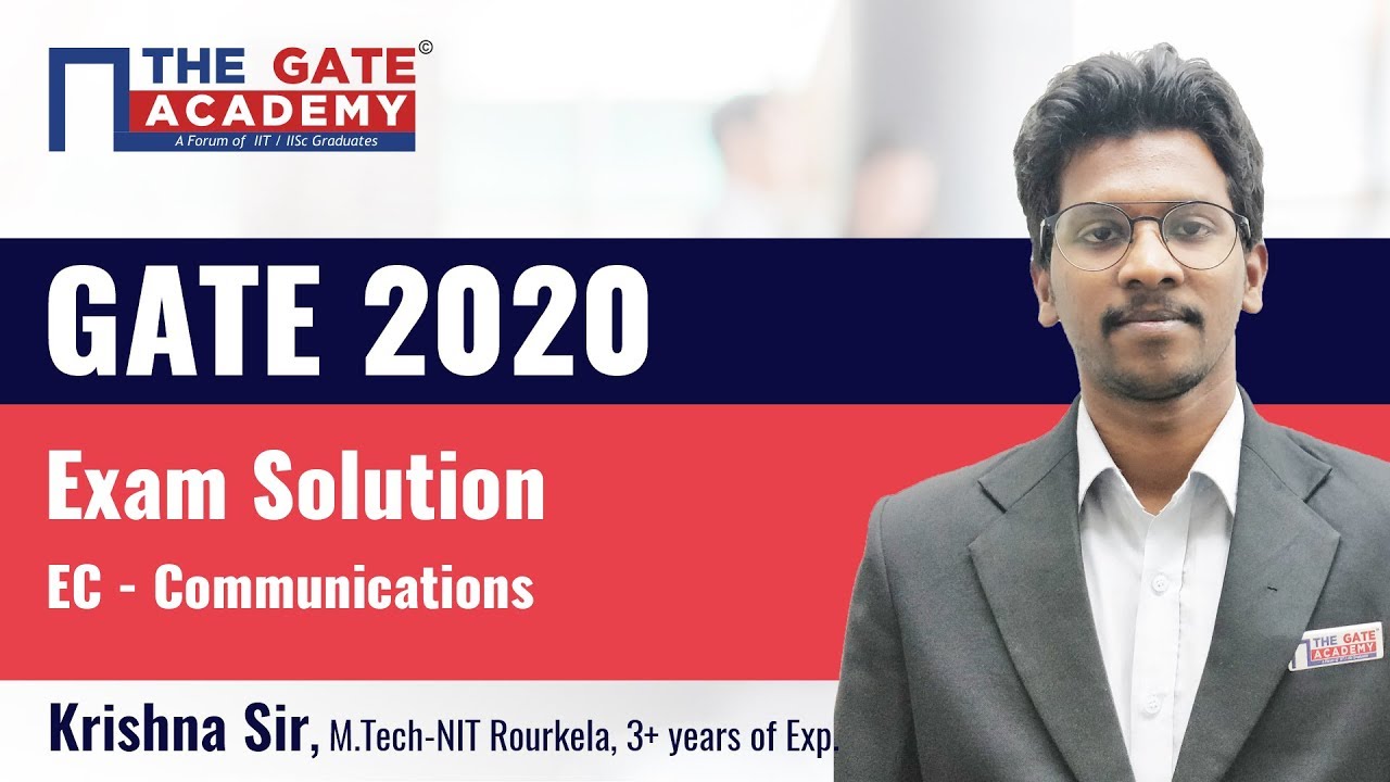 GATE 2020 Answer Key with Solutions for ECE Paper – Communication ...