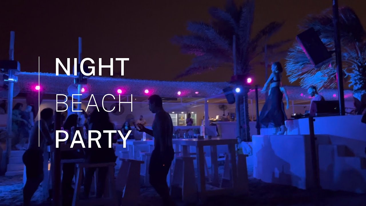 Night Beach Party | Solymar Beach | Beaches in Bahrain | Night Life ...