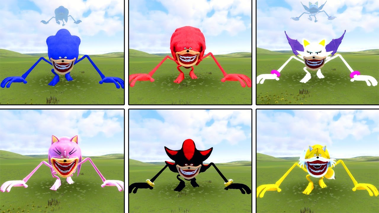 Who Is the Strongest In All The Sonic Tapes Family (Shin Sonic Family ...