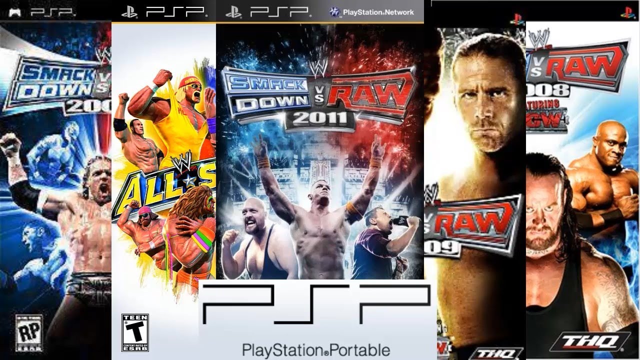 Todos los juegos de WWE para PSP - YouTube