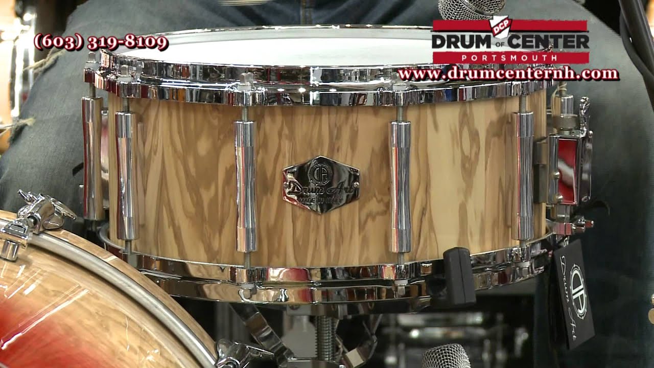 Drum Art Olive Block Snare Drum - 6.5x14 - YouTube