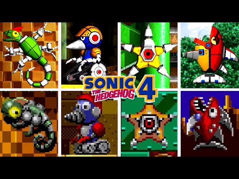 SONIC THE HEDGEHOG 4 - All Enemy Origins