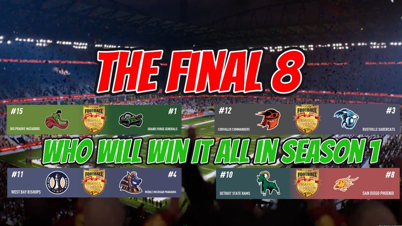 Maximum Football The Final 8 Begins Who Will Go The Distance In Season ...