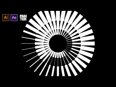 How to Design Abstract Circle Lines In After Effects and Illustrator ...