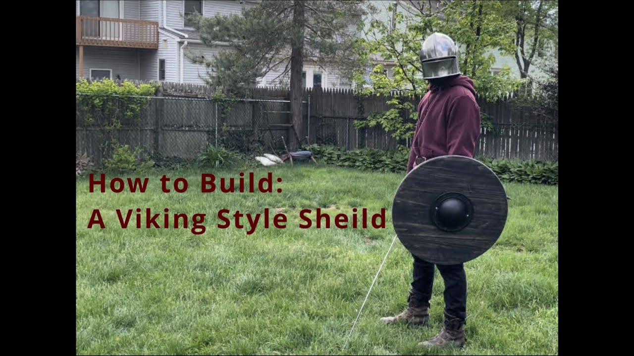 How to make a $50 Viking Style Shield! (Very easy build) - YouTube