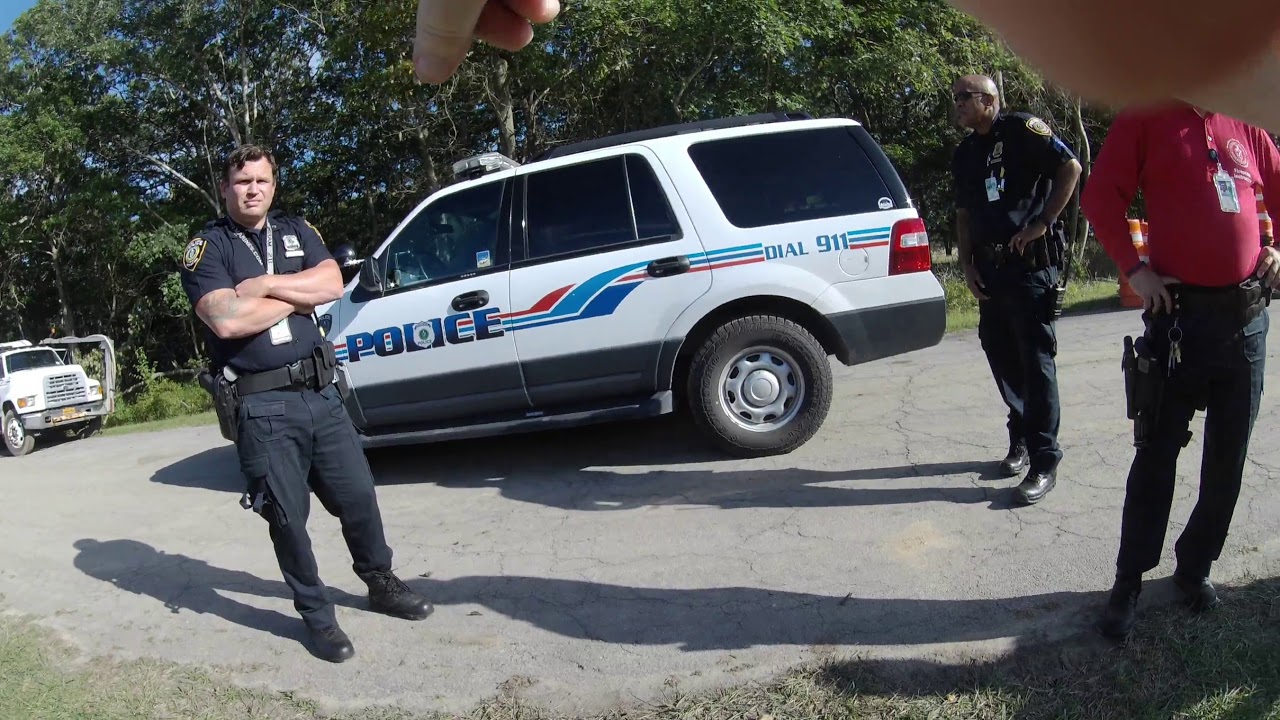 Brookhaven National Labs own their own cop department. Brainwashed with ...