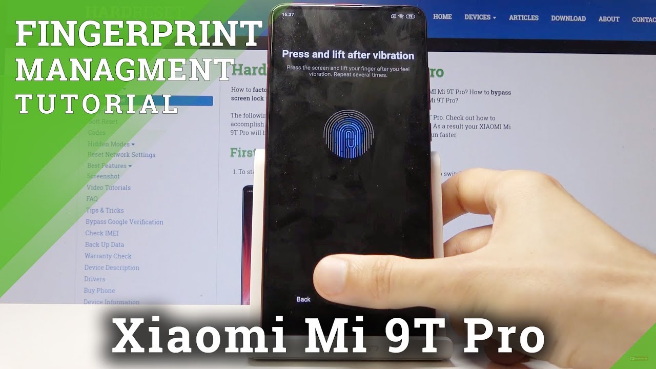 How to Add Fingerprint Lock on Xiaomi Mi 9T Pro - Setting Screen Lock ...